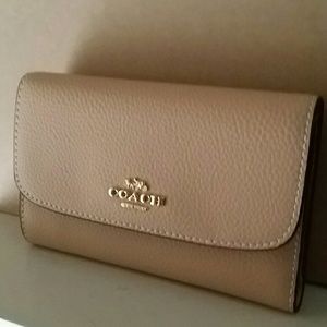 Coach | Bags | Coach Leather Envelope Wallet | Poshmark